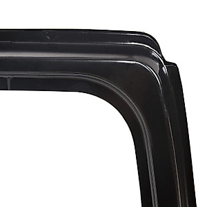 KUAFU Front Windshields Frame Steel Compatible with 1987-1995 Jeep Wrangler YJ (Replace for CH1280101 55174576)