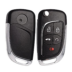 Upgraded Remote Key Fob Replacement Fits for Chevy Cruze Equinox Camaro Impala Malibu Sonic Buick Regal Verano Encore Lacrosse Allure GMC Terrain Keyless Entry Remote Start Control OHT01060512