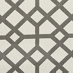 Christopher Knight Home Tempe Fabric Storage Ottoman, Grey Geometric Patterned