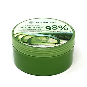 True Nature Soothing & Moisture 98% Aloe Vera Gel face moisturizer body aloe vera gel