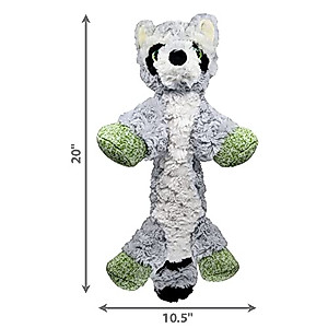 KONG Company 38749813: Low Stuff Flopzie Raccoon Dog Toy Md