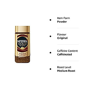 Nescafe Gold 200 gr. 7 Oz, Whole Bean