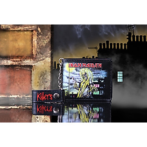 Nemesis Now Heavy Metal Band Music Wallet, Rock Band Merch - Iron Maiden Killers