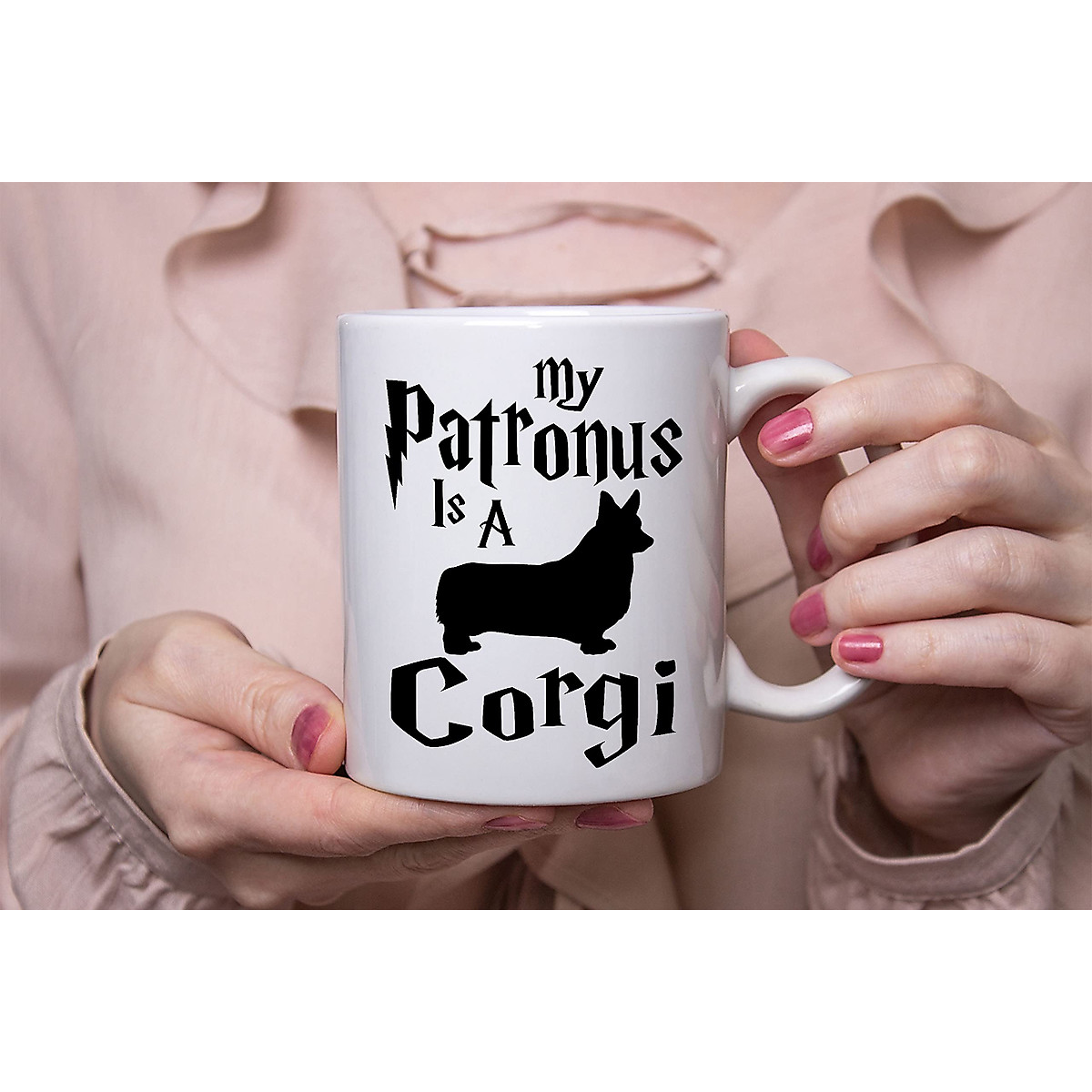 Corgi Coffee Mug, My Patronus Is A Corgi, Dog Groomer Gift, Gift for Dog Groomer, Dog Mom, Dog Dad, Birthday Halloween Christmas Thanksgiving Gift For Dog Lovers