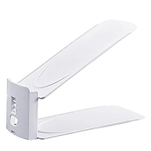 Shoe Slots Organizer | Adjustable Shoe Space Saving Storage Rack Holder | Double Deck Shoe Rack Holder for Shoes Storage Closet Organization, Home Decor Suyam