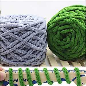 83-100g/1pcs Yarn for Hand Knitting Crochet Hat Soft Milk Cotton Yarn Thick Wool Yarn (Color : 06 Water Blue)