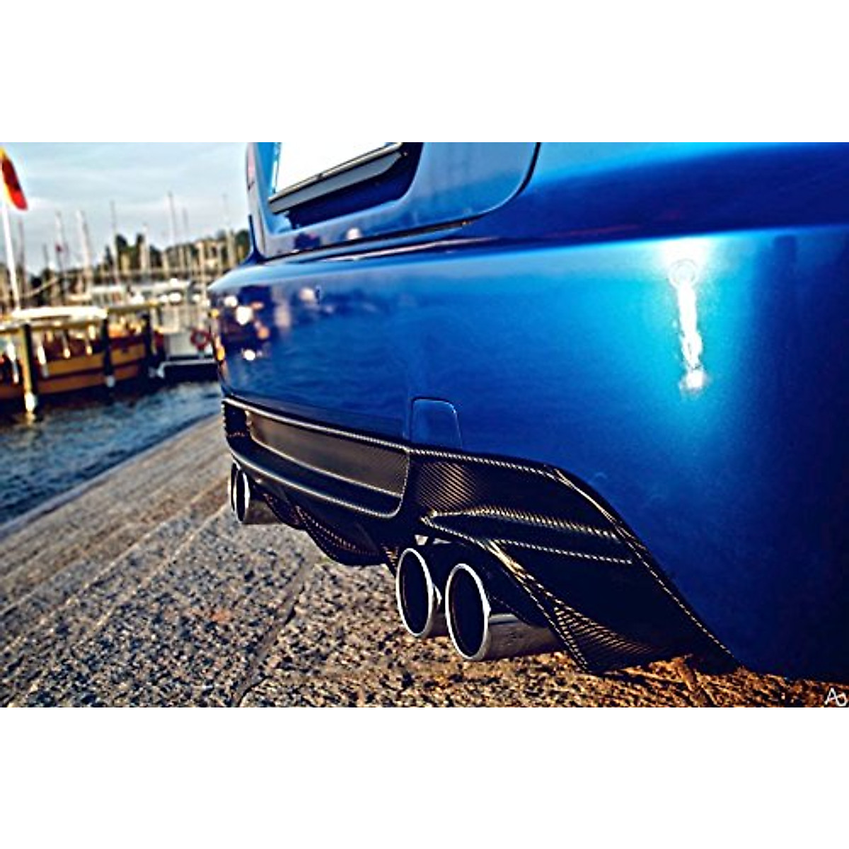 VViViD Blue Mirror Chrome Cast Vinyl Wrap Self-Adhesive Film Decal Air-Release Bubble and Air-Free 3MIL-VViViD8 (1ft x 5ft)