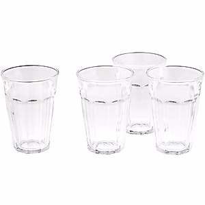 Duralex, Clear 25 cl Picardie Tumbler, Pack of 6, Glass, 8-3/4-Ounce