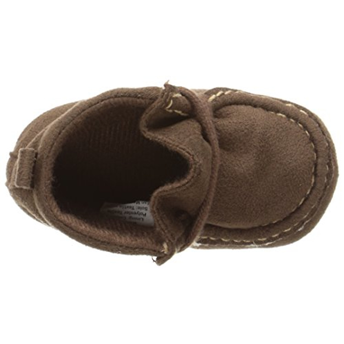 Luvable Friends Unisex Baby Crib Shoes, Brown Wallabee, 0-6 Months