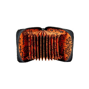 Loungefly Minnie Mouse Spider Glow Accordion Faux Leather Wallet