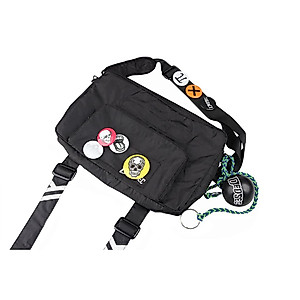 AnimeDiycos Watch Dogs 2 Marcus Bag Mens Cross Body Bags Backpack S, Black