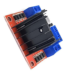 Kiro&Seeu 5PCS L298N Motor Drive Controller Board Module Dual H Bridge DC Stepper Motor Compatible with Ar-duino Electric Projects Smart Car UNO MEGA R3 Mega2560 (298N-MD-5pcs)