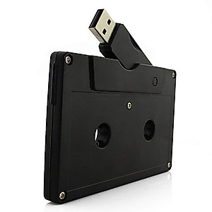 64GB USB 2.0 Flash Drive Black Cassette Tape Shape Memory Stick Flash Drive Pendrive Thumb Drive Jump Drive U Disk