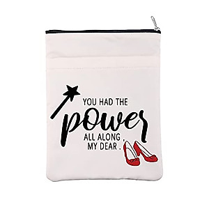 TV Show Inspired Book Sleeve Good Witch Quote Book Cover Ruby Book Lovers Gift You Had The Power All Along My Dear Fairytale Gift (Had The Power BS)