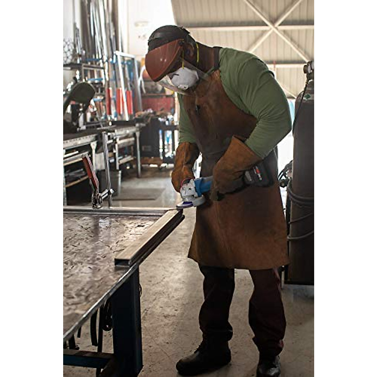 BOSCH FDX29450120 1-Piece 4-1/2 In. X-LOCK Flap Disc 120 Grit Compatible with 7/8 In. Arbor Type 29 for Applications in Metal Blending and Grinding