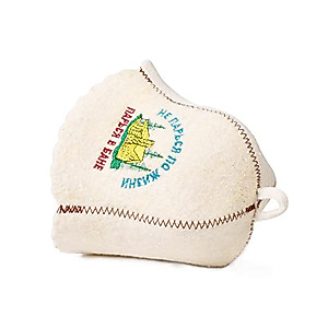 ASKOLD Ukrainian Sauna Hat Don’t Worry in Life for Sauna Banya Bath House Sauna Hat Finnish Sauna Hat Russian Banya Hat for Men Sauna Hat for Men