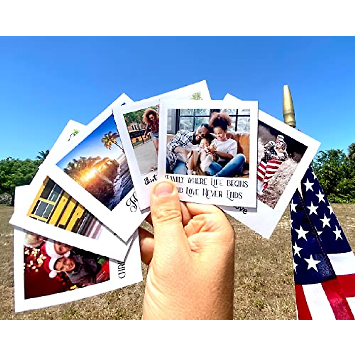 4 pcs Personalized Magnets - Customized Photos Decoration - Fridge Locker Office Home - Custom Magnetic Gifts | Save Your Best Pictures