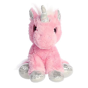 Aurora® Enchanting Sparkle Tales™ Blossom Unicorn Stuffed Animal - Magical Adventures - Endless Play - Pink 12 Inches