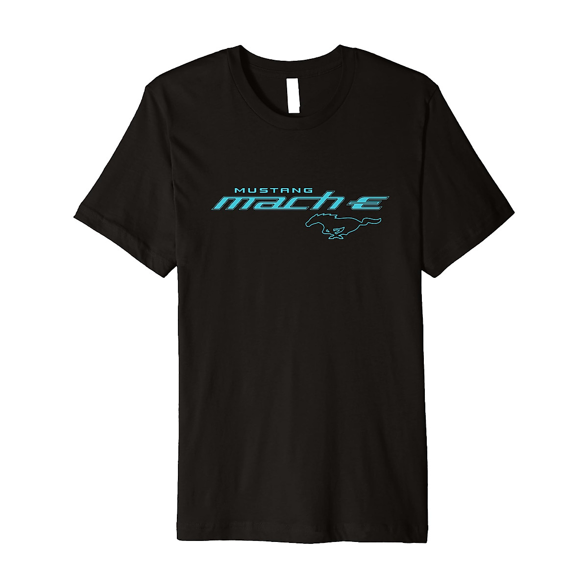 Ford Mustang Mach-E Blue Logo Premium T-Shirt