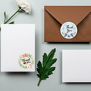 Thank You Stickers in 36 Designs, 2500 Pcs 1 Inch Thank You Stickers Labels for Envelopes, Bubble Mailers and Gift Bags Packaging for Small Business (Floral Style)