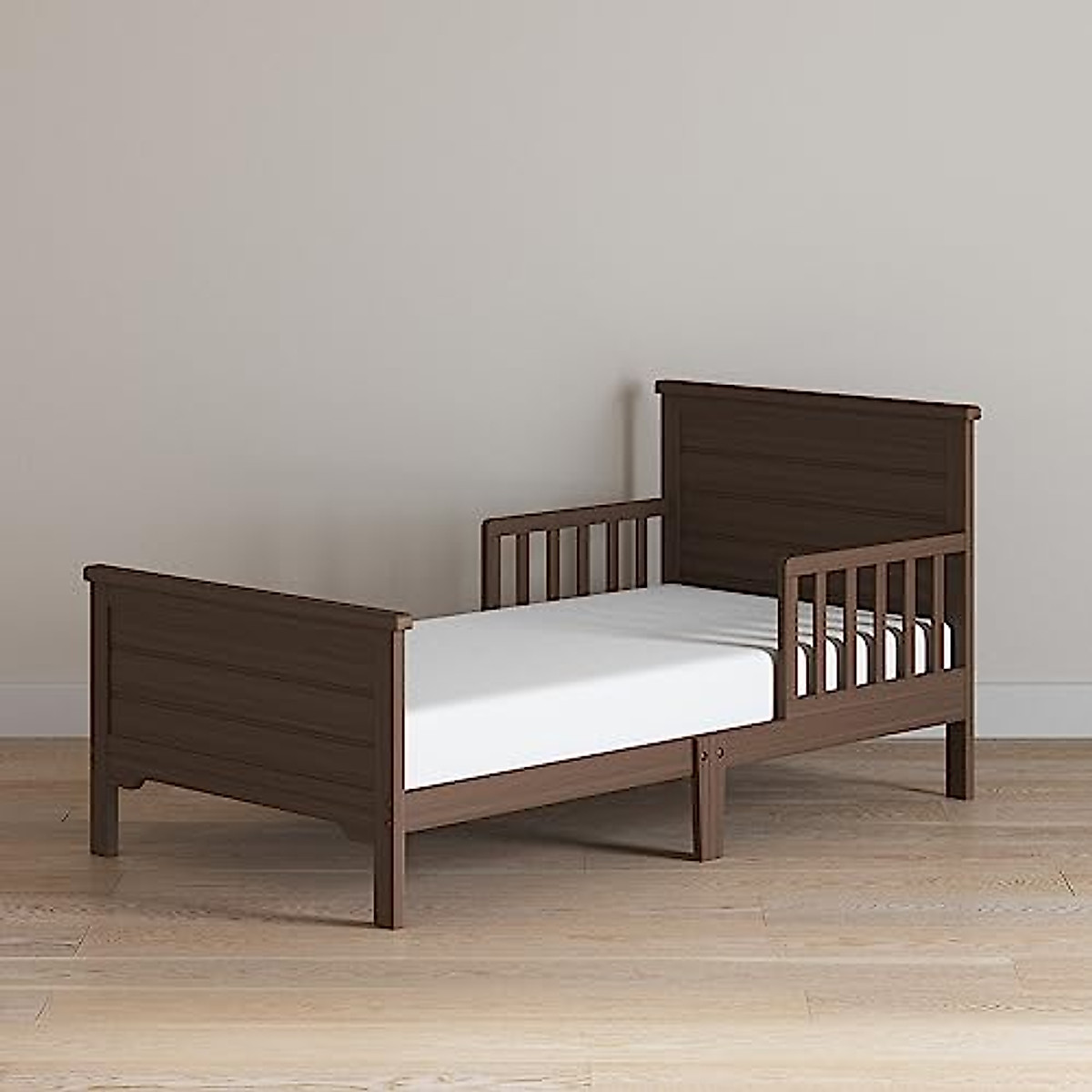 Forever Eclectic Woodland Flat Top Toddler Bed, Brushed Truffle