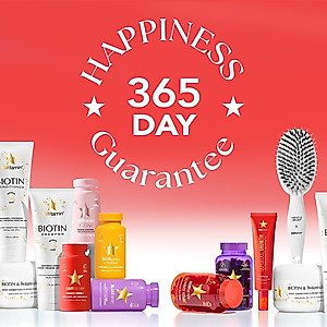 HAIRtamin Shampoo and Conditioner Set - Paraben & Sulfate Free, Volumizing & Moisturizing, Natural Biotin Shampoos and Conditioners, Gentle Moisturizer on Curly & Color Treated Hair