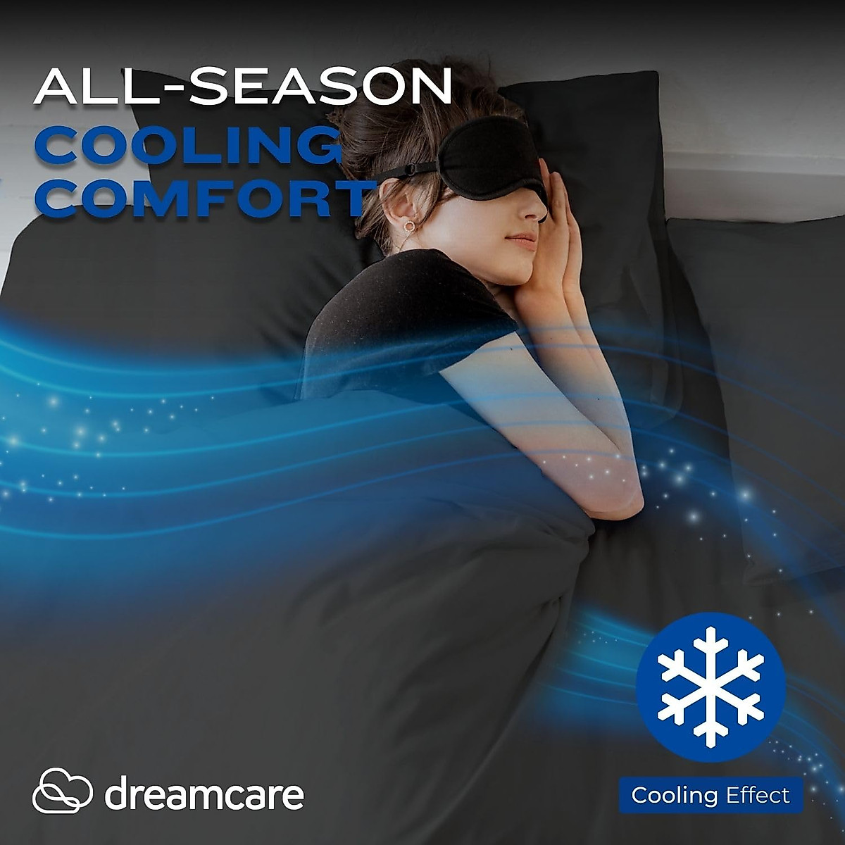 DREAMCARE deep Pocket King Sheets - 4 PCS Set - up to 21 inches - 2500 Supreme Collection - Superior Softness - Hotel Luxury Sheets & Pillowcases Set - Wrinkle and Fade Resistant (King, Gray)