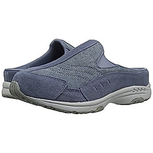 Easy Spirit womens Traveltime Clog Light Blue 450 9.5 M US