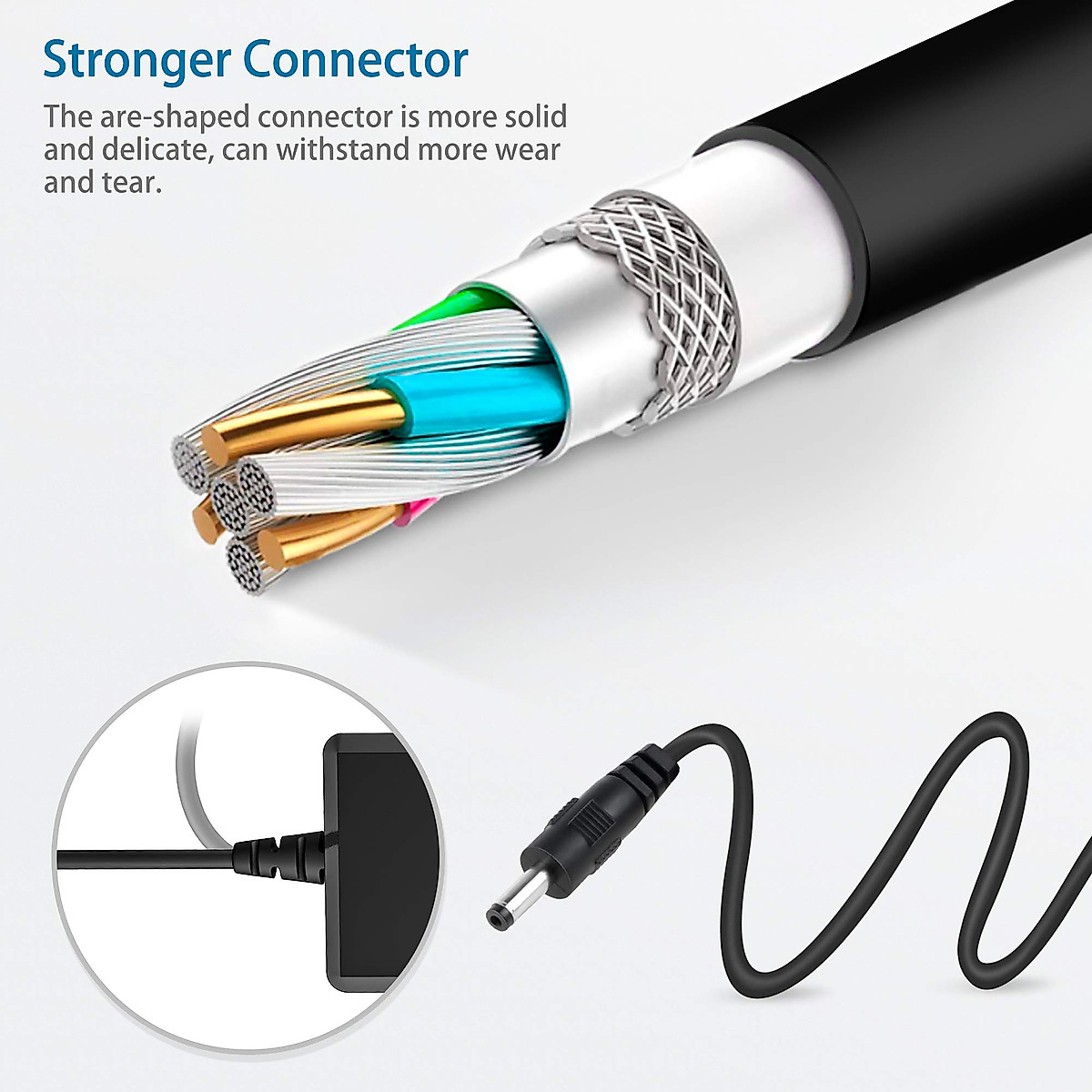PwrON Power Adapter Compatible with for POLYCOM VVX Business IP Phone, VVX 150 250 350 450 OBI, 6.6ft Long