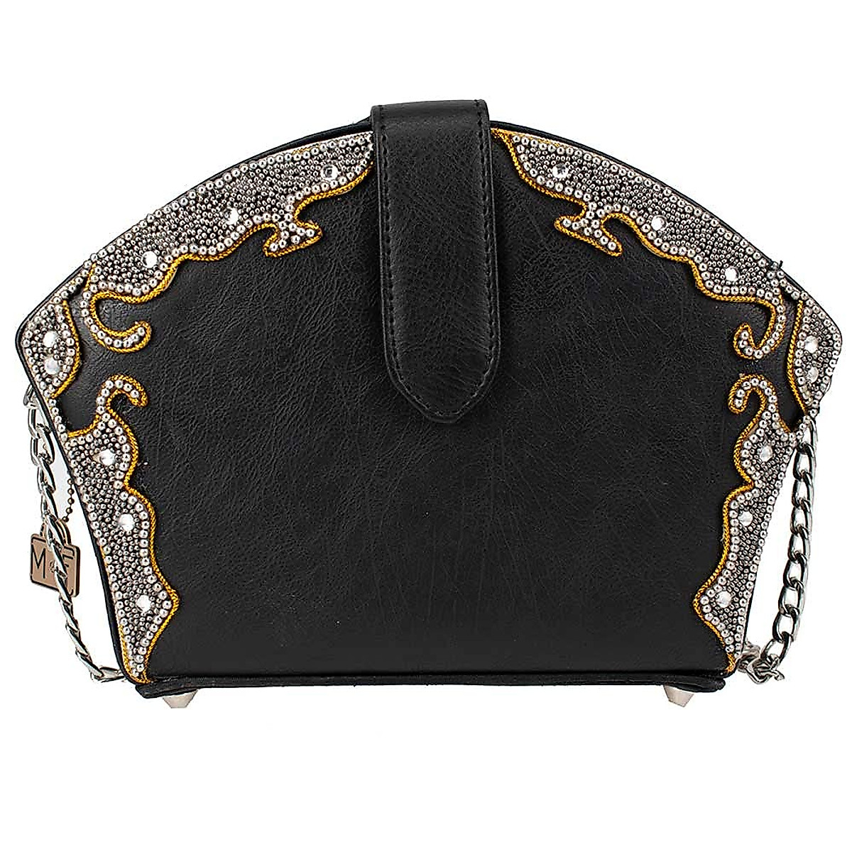 Mary Frances womens Princess Crossbody Crown Handbag Shoulder Bag, Multi, One Size US