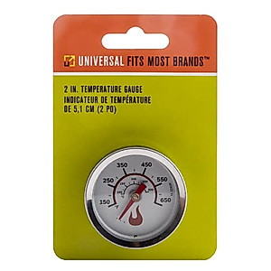 Char-Broil 7484426P06 Temperature Gauge, Standard, Silver