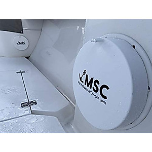 Marine Speaker Covers 10 inch | Sun, Water, Dust Protection | Patented, Military-Grade Silicone Design | Black Logo