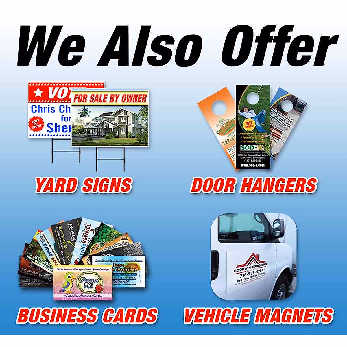 Financing Available (18" X 24") Yard Sign, Quantity Discounts, Multi-Packs, Includes Metal Step Stake, Bandit Sign