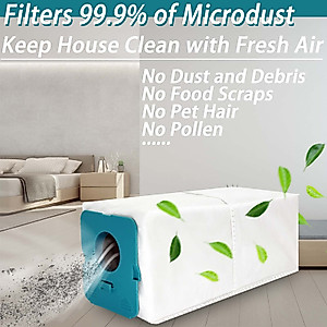 8 Pack VCA-ADB953 Dust Bag for Samsung BESPOKE Jet Cordless Stick Vacuum Cleaner, GLDCAPA 2.5L Large Capacity Automatic Dust Collection Bag for All In One Clean Station