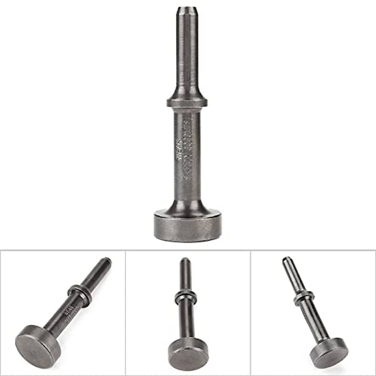 Kadimendium Pneumatic Air Hammer Bit Smoothing Pneumatic Drifts Air Hammer Bit Set Extended Length Impact Tool Kit Pneumatic Chisel Bit Tool(100mm)