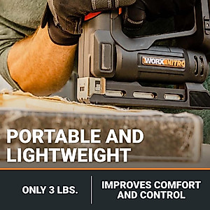 Worx Nitro WX843L 20V Power Share 3/8" Cordless Crown Stapler