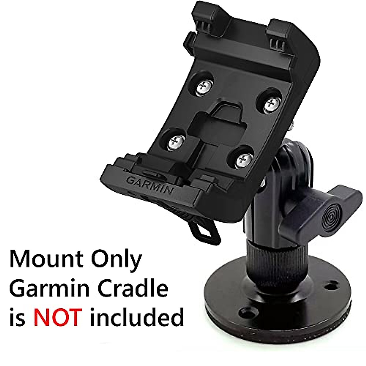 ELD Industrial Metal Constructed Flange Drill Mount for All AMPS Hole Pattern for SiriusXＭ ICOM IC 207 703 706 2730 2800 7000 HAM CB Radio & Garmn ZUMO XT Rugged GPS w/Vibrations Reduce Shock pad