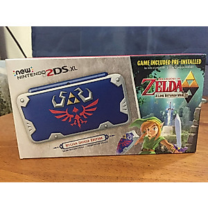 New Nintendo 2DS XL Hylian Shield Ed., w/ Legend of Zelda: A Link Between Worlds