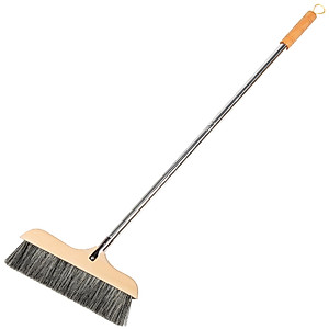 2pcs Broom Soft Bristles Hardwood Floors Indoor Sweeping Broom Bedroom Kitchen Bathroom Handle Ideal Home Cleaning