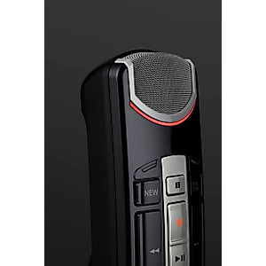 Olympus RecMic II USB Microphone (RM-4010P) Optimised for Voice Recognition and Dictation, Includes ODMS R7 & Microphone Stand, Trackball, Beamforming Technology, Buttons can be Freely configured