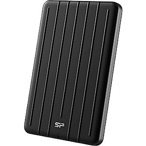 Silicon Power 4TB Rugged Portable External SSD USB 3.2 Gen 2 (USB3.2) with USB-C to USB-C/USB-A Cables B75 Pro