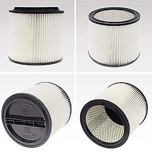 Wocase 90304 Cartridge Filter Replacement, Compatible with Shop-Vac Shop Vac 90304, 90350, 90333, 903-04-00, 9030400, 90595, 5 Gallon Up Wet/Dry Vacuum Cleaners