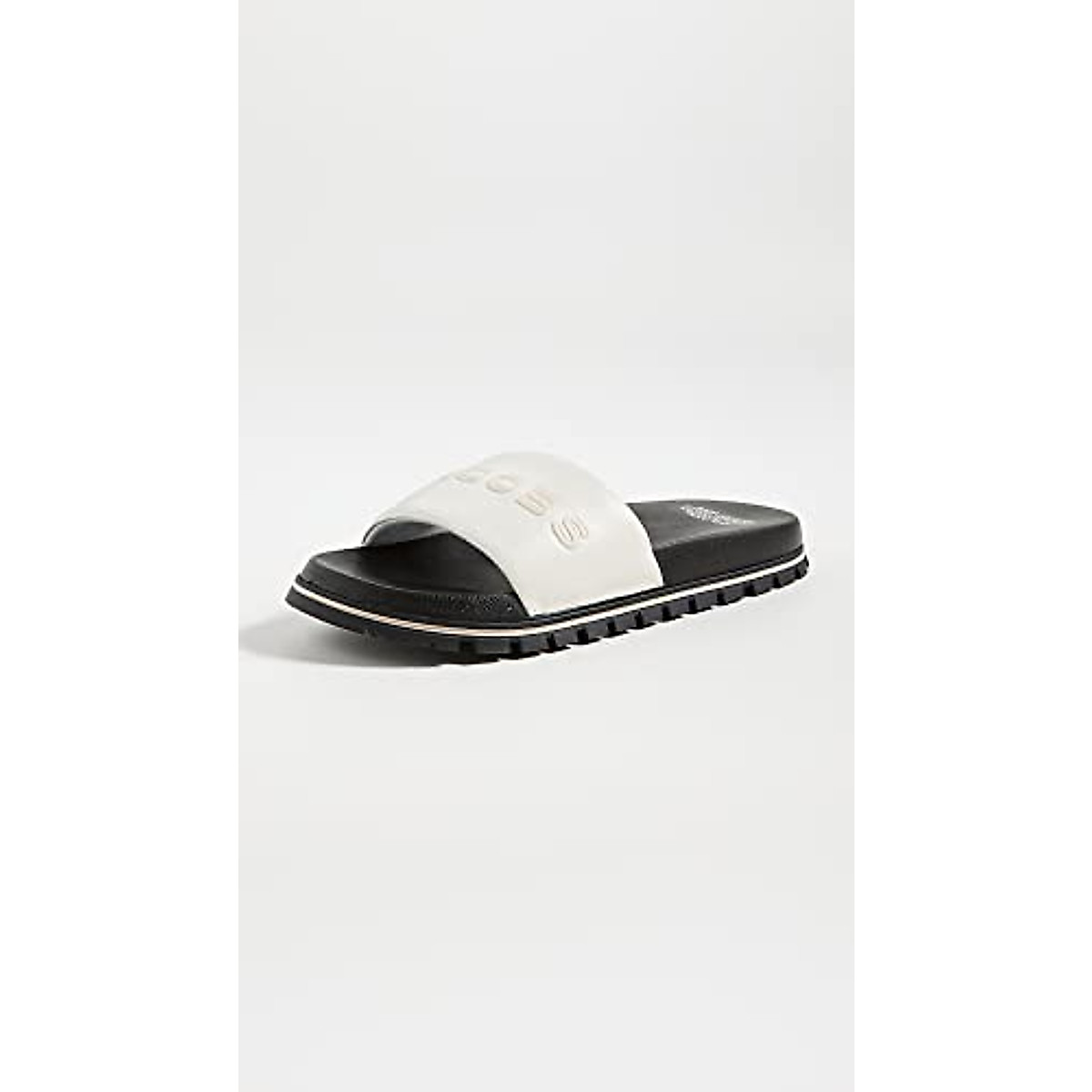 Marc Jacobs Women's The Slide, Cotton/White, 7 Medium US