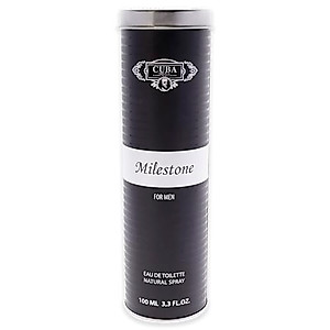 Cuba Milestone for Men Eau de Toilette Spray, 3.3 Ounce