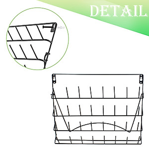 Thread Holder Wall Mount Tabletop, 28 Spools Thread Rack Metal Spools Sewing Thread Organizer, Sewing Thread Storage Spool Thread Holder for Embroidery Quilting and Sewing Threads Black