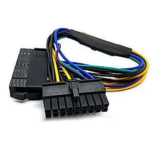 ATX 24-pin to 18-pin Adapter Power Cable for Model Z420 Z620 Desktop Workstation Motherboard 18AWG 30 cm (1 pc)