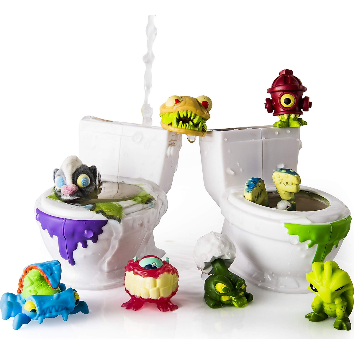 Flush Force - Series 1 - Bizarre Bathroom Collectible 8-Pack Figures (Color/Styles May Vary)