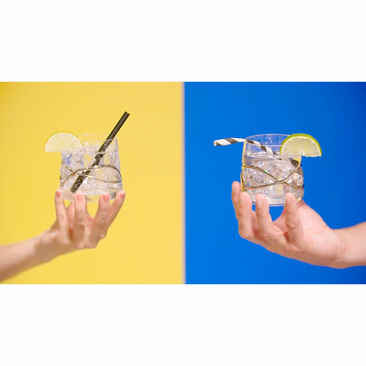 Carbon Fiber Reusable Drinking Straws - 2-Pack