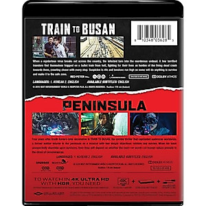 Train to Busan / Train to Busan Presents: Peninsula 4K UHD 2-Movie Collection