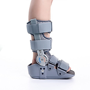 Ankle Walker Boot Foot and Ankle Stabilizer Walking Boot for Fracture Achilles Tendon Injury Sprains Swelling Post-Surgery Healing Toe Foot Ankle Injuries by Brace Align,Lager